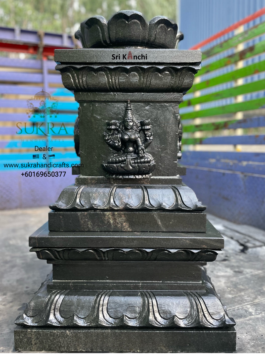 Black stone Sri lakshmi Thulasi maadam – sukrahandicrafts